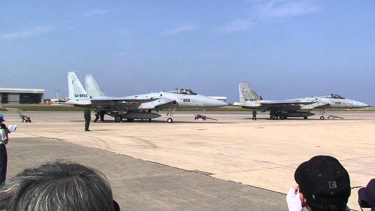 JASDF 204SQ F-15J EAGLE AT NAHA AIRBASE PART 1 - YouTube