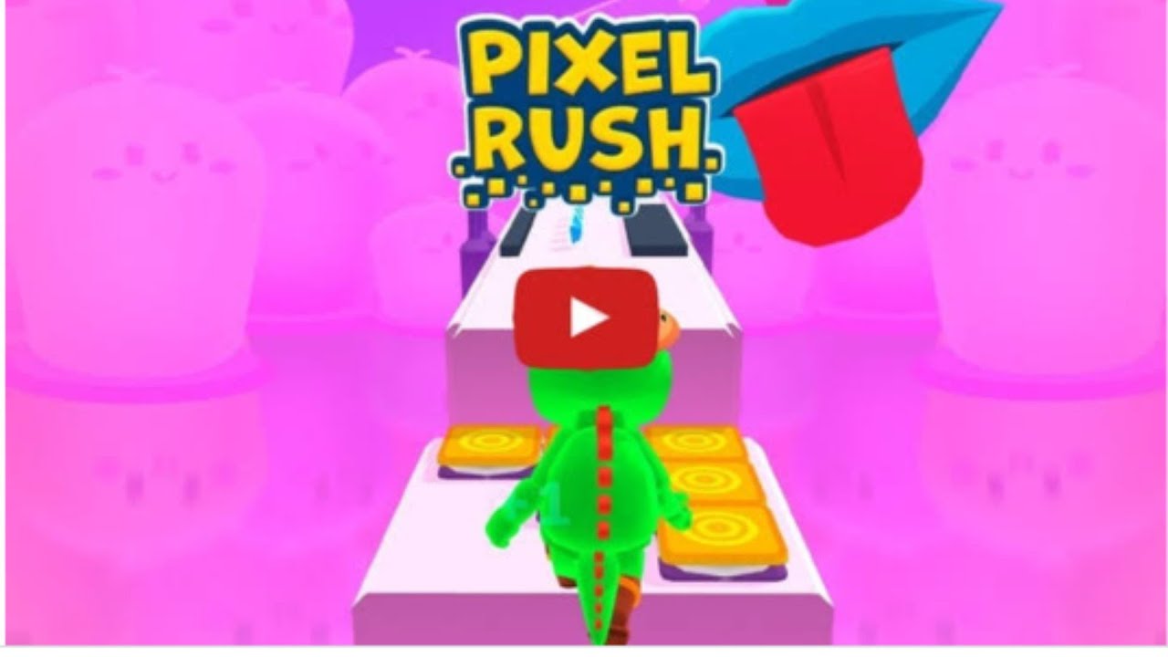 Pixel Rush game play part-3 | all levels running challenge | Gk gamer2 ...
