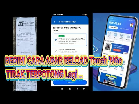 CARA RELOAD TOUCH 'NGO TANPA POTONGAN BIAYA #touchngoewallet - YouTube