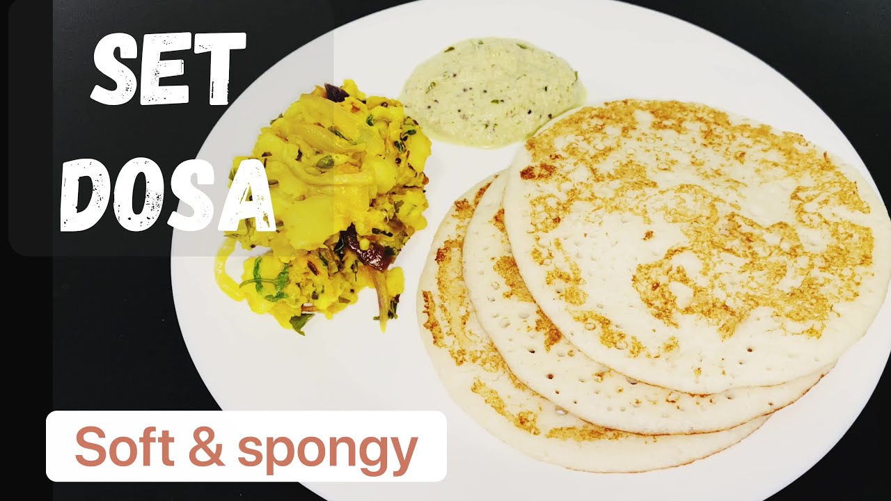 set dosa recipe - YouTube
