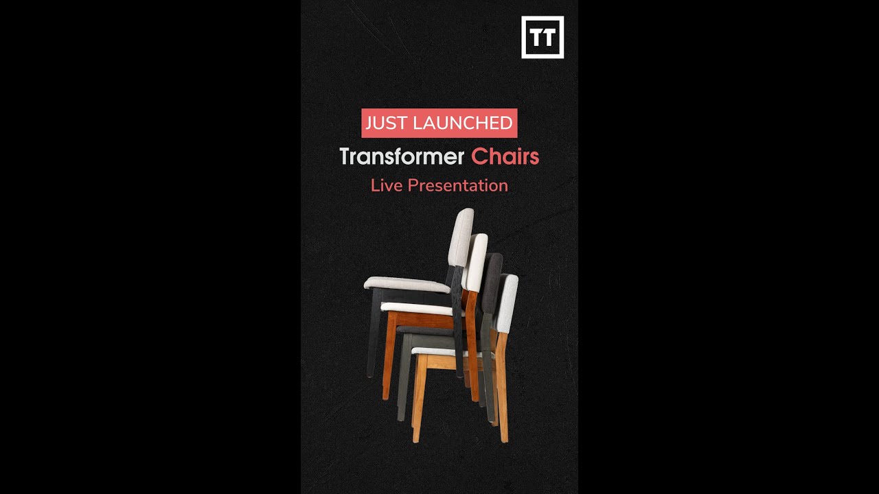 NEW PRODUCT LAUNCH: Transformer Chairs | Innovative Furniture - YouTube