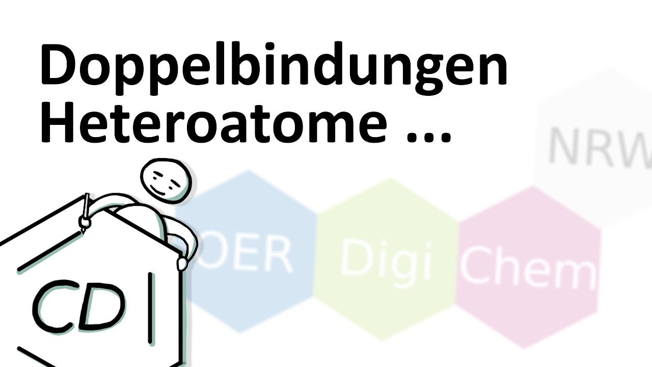 ChemDraw: Doppelbindungen, Heteroatome und Ladungen - YouTube