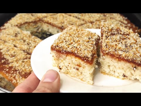 Mürəbbəli Qozlu Ətirli  dadlı PİROQ resepti. Tez bir zamanda hazır olan PİROQ.Jam pie.Пирог с джемом