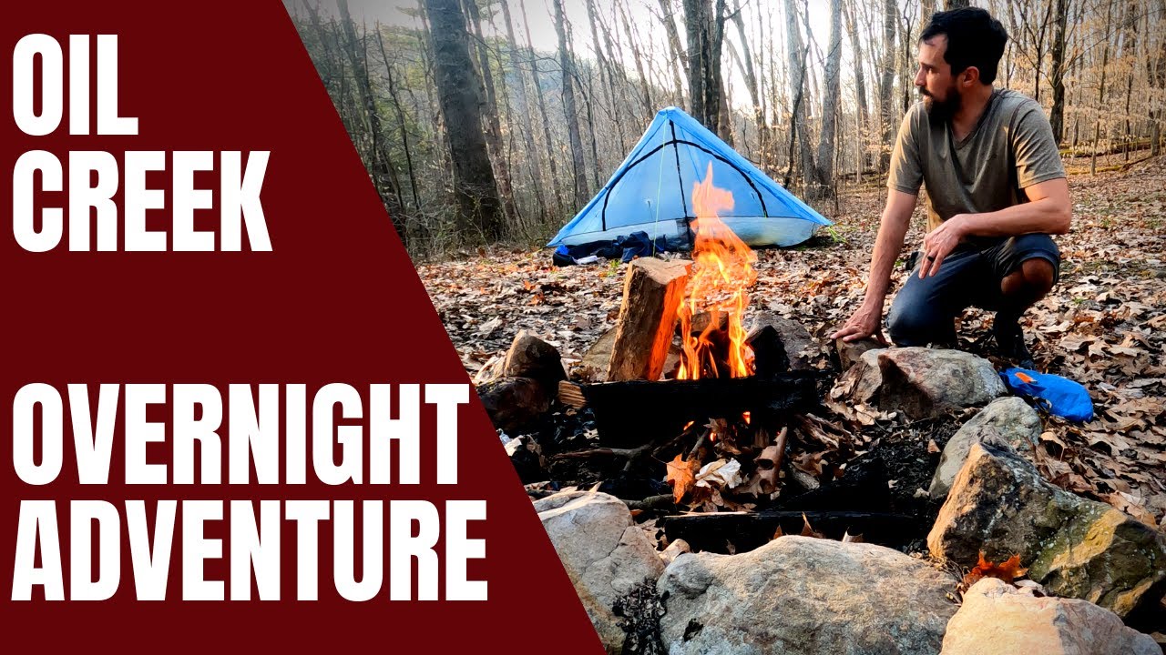 Solo Backpacking Oil Creek - Waterfalls Galore! - YouTube