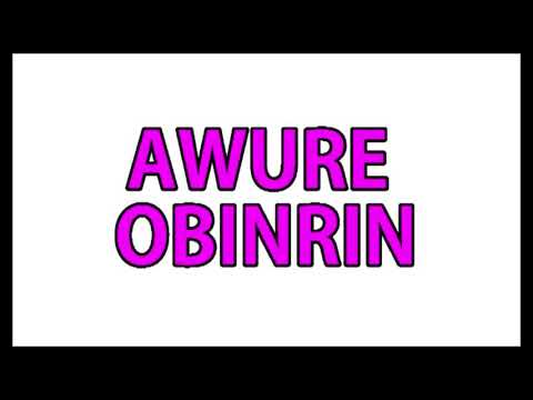 Awure obinrin fun okunrin