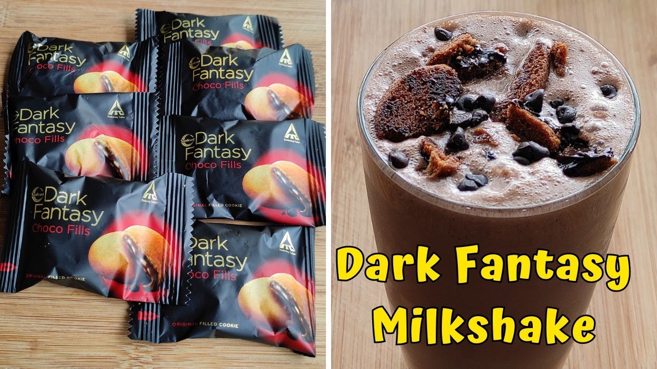 Dark Fantasy Milkshake on a Summer afternoon 🌅 | Sunfeast Dark Fantasy ...