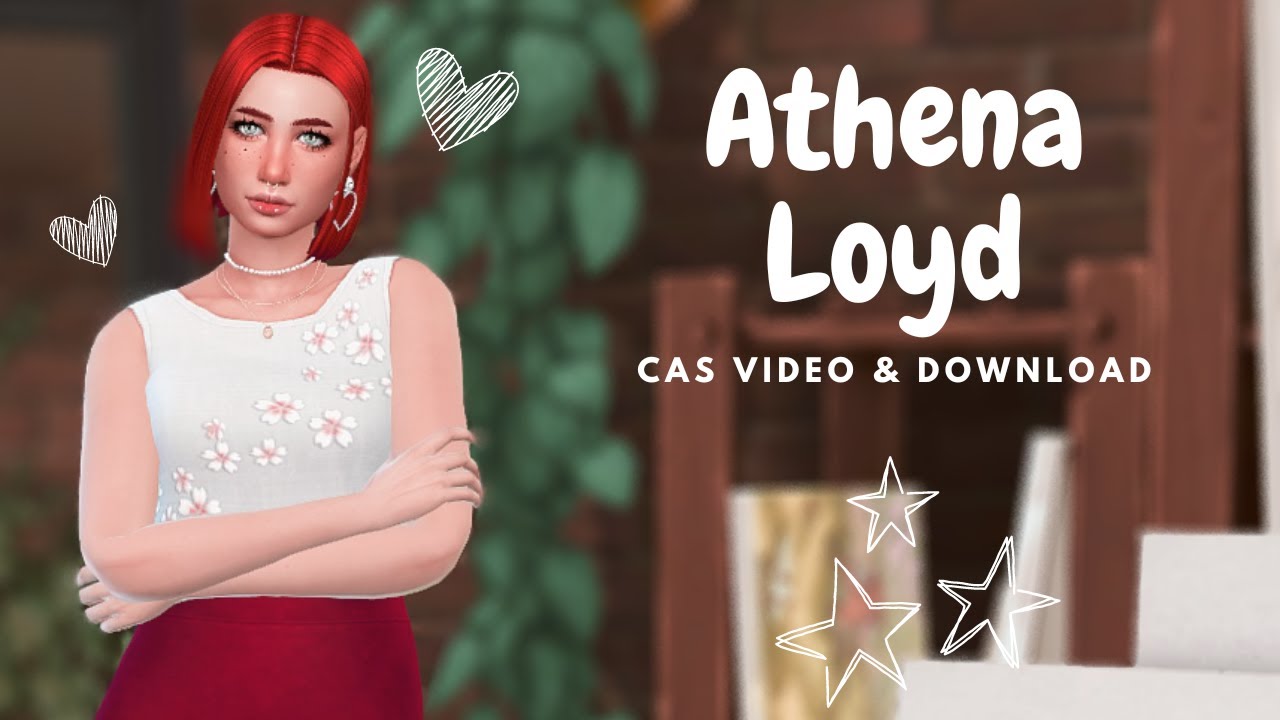 The Sims 4| Create A Sim| Athena Loyd + Sim Download| 2023 - YouTube