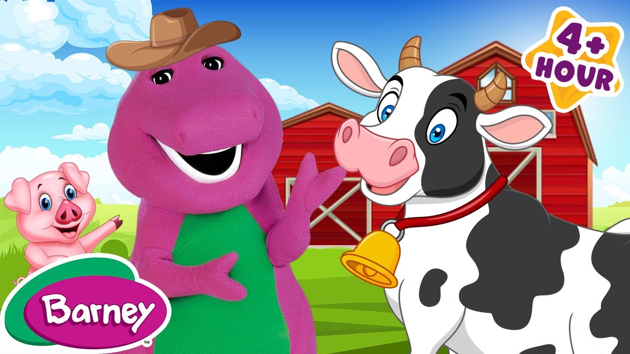Old MacDonald's Farm | Animals for Kids | Full Episode | Barney the ...
