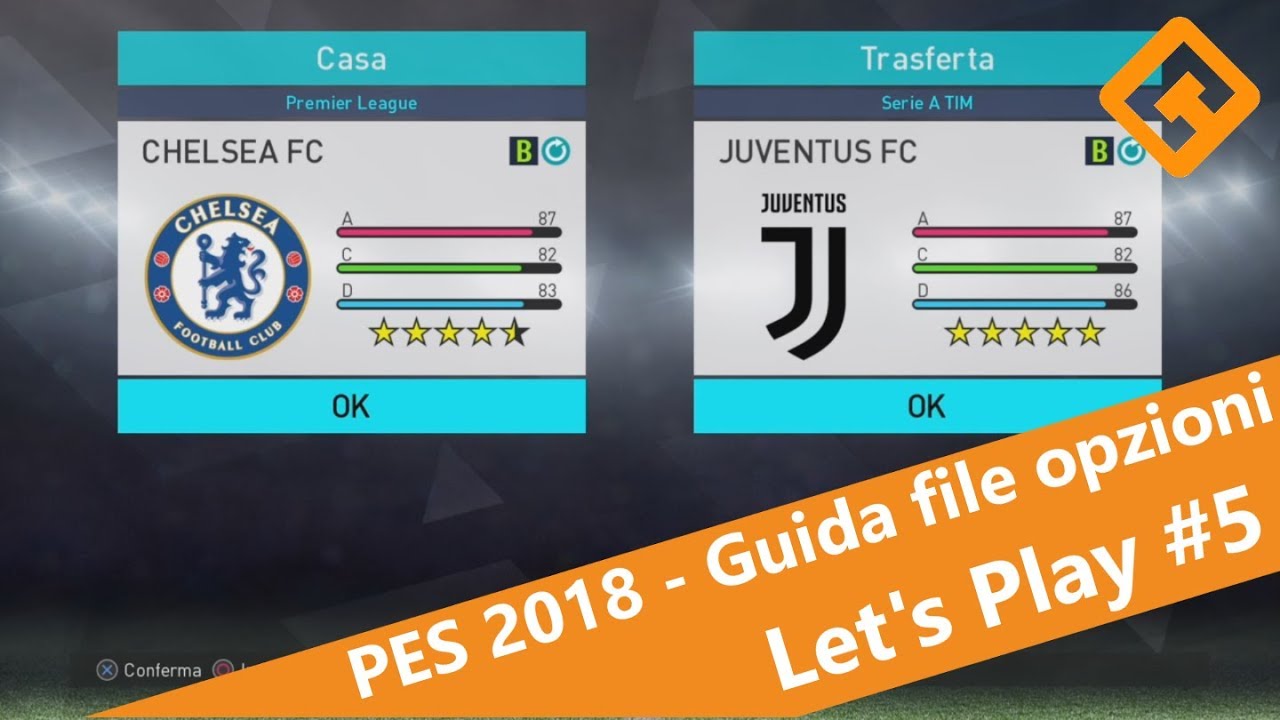 PES 2018 - Guida all'installazione del file opzioni | Let's Play EP5 ...
