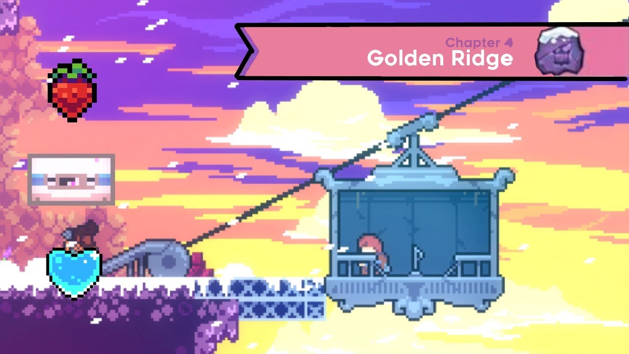 Golden Ridge [Full Clear] + All Cutscenes (Celeste) - YouTube