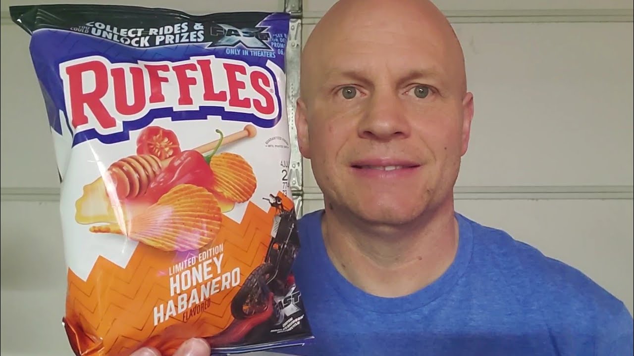 Ruffles Limited Edition Honey Habanero Flavored Potato Chips - YouTube