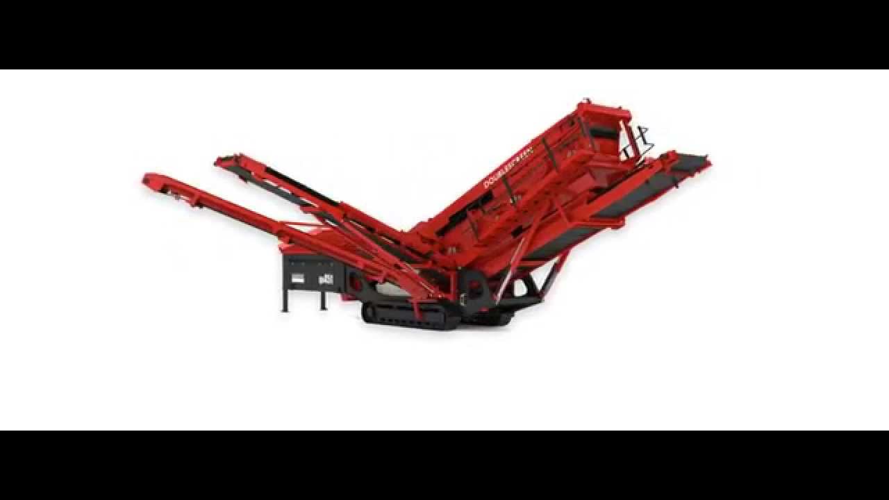 Cribleur Sandvik série QA - YouTube