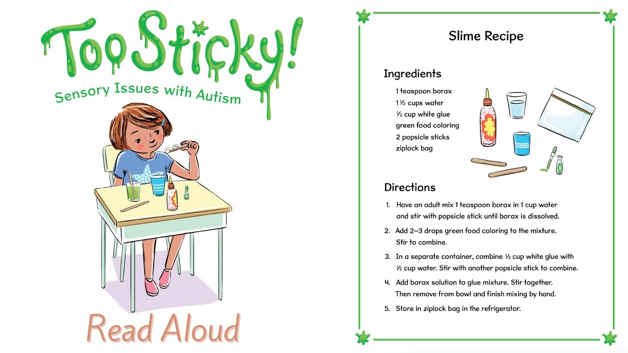 Autism Read-Aloud 📚👧🏻 "Too Sticky" | Sensory Sensitivities & Autism ...
