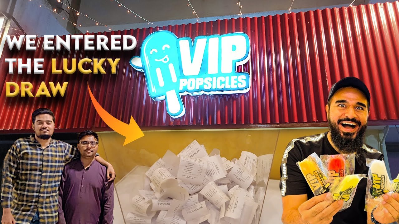 VIP Popsicles Ke Lucky Draw May Entry Krli 🍿 | Mustafa Hanif - YouTube