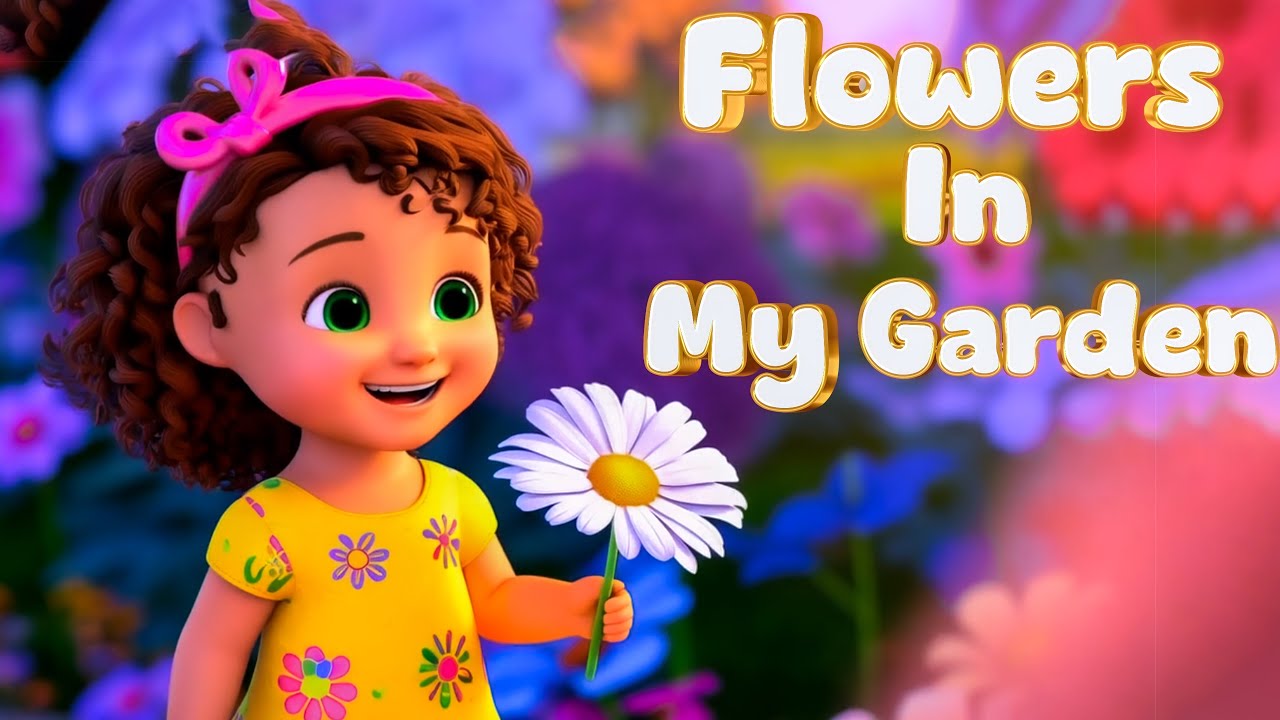 Flowers in my Garden | Kids Rhymes & Babies Songs - YouTube
