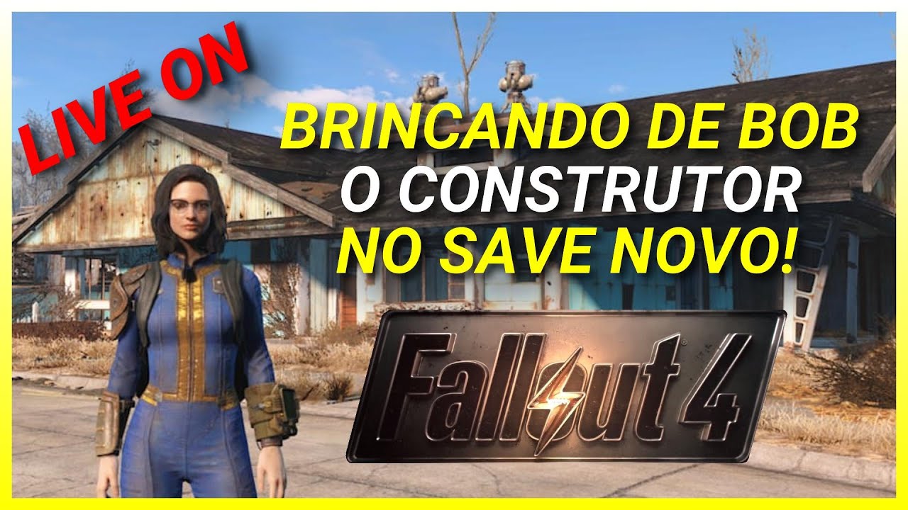 Fallout 4 - Brincando de Bob o construtor no save novo! - ( Xbox Series ...