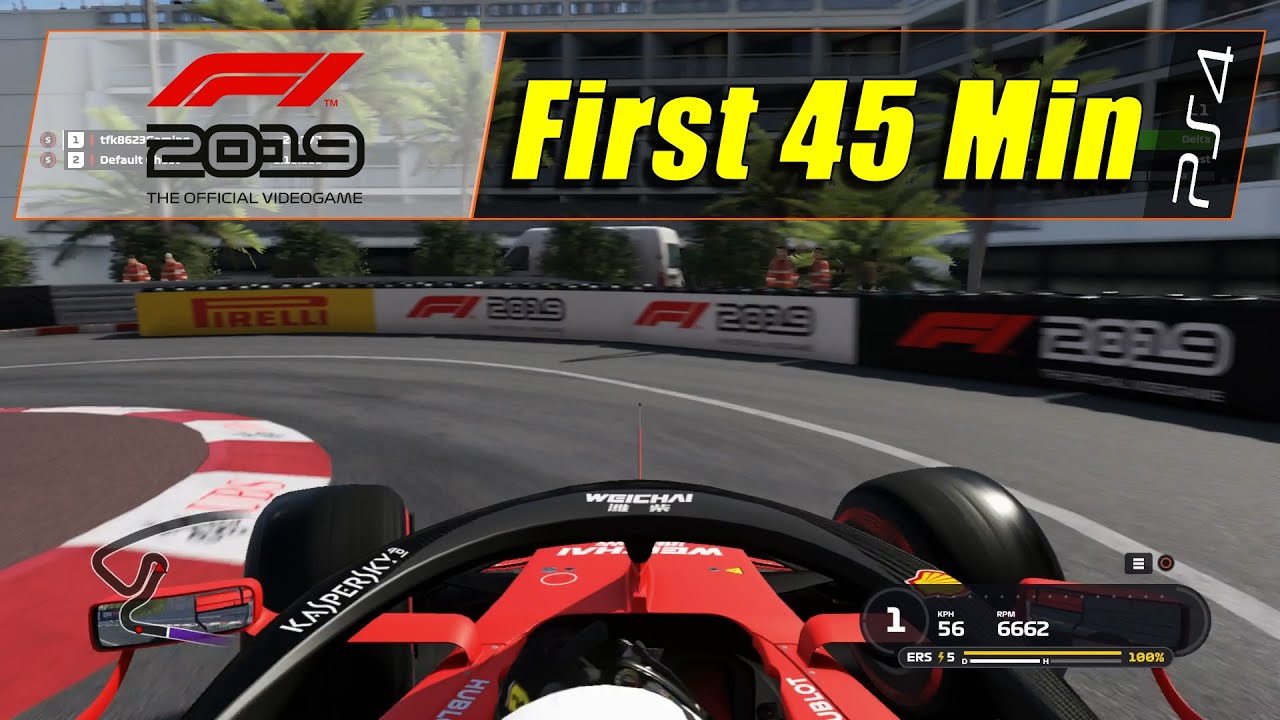 F1 2019: Anniversary Edition (PS4) - First 45 Min (1080@60) - YouTube