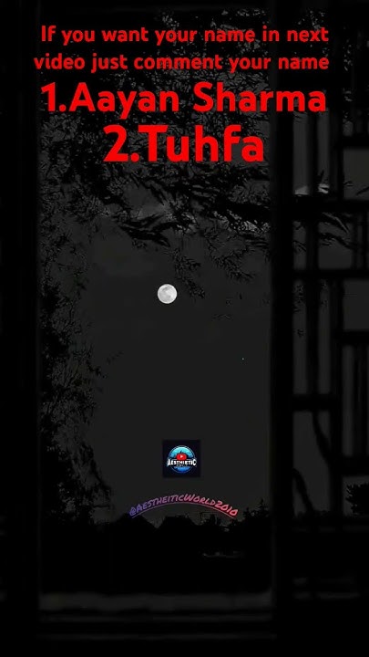 if you want your name in next video just comment your name 😁 thanks Ayan Sharma and Tuhfa 🤗🤗 ...