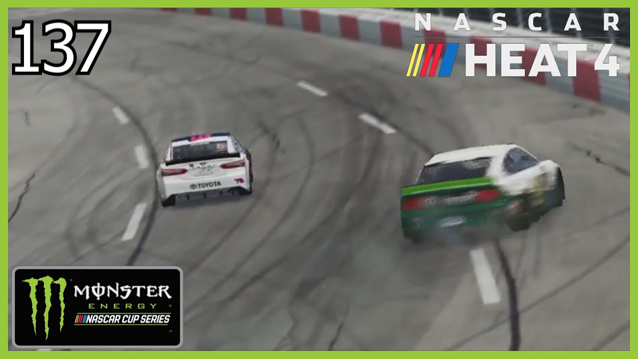(Bowyer's Attempted Spingate) NASCAR Heat 4 Career Mode Part #137 - YouTube