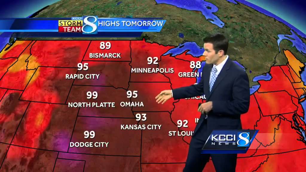 KCCI 8 News at Ten Sunday weather forecast - YouTube