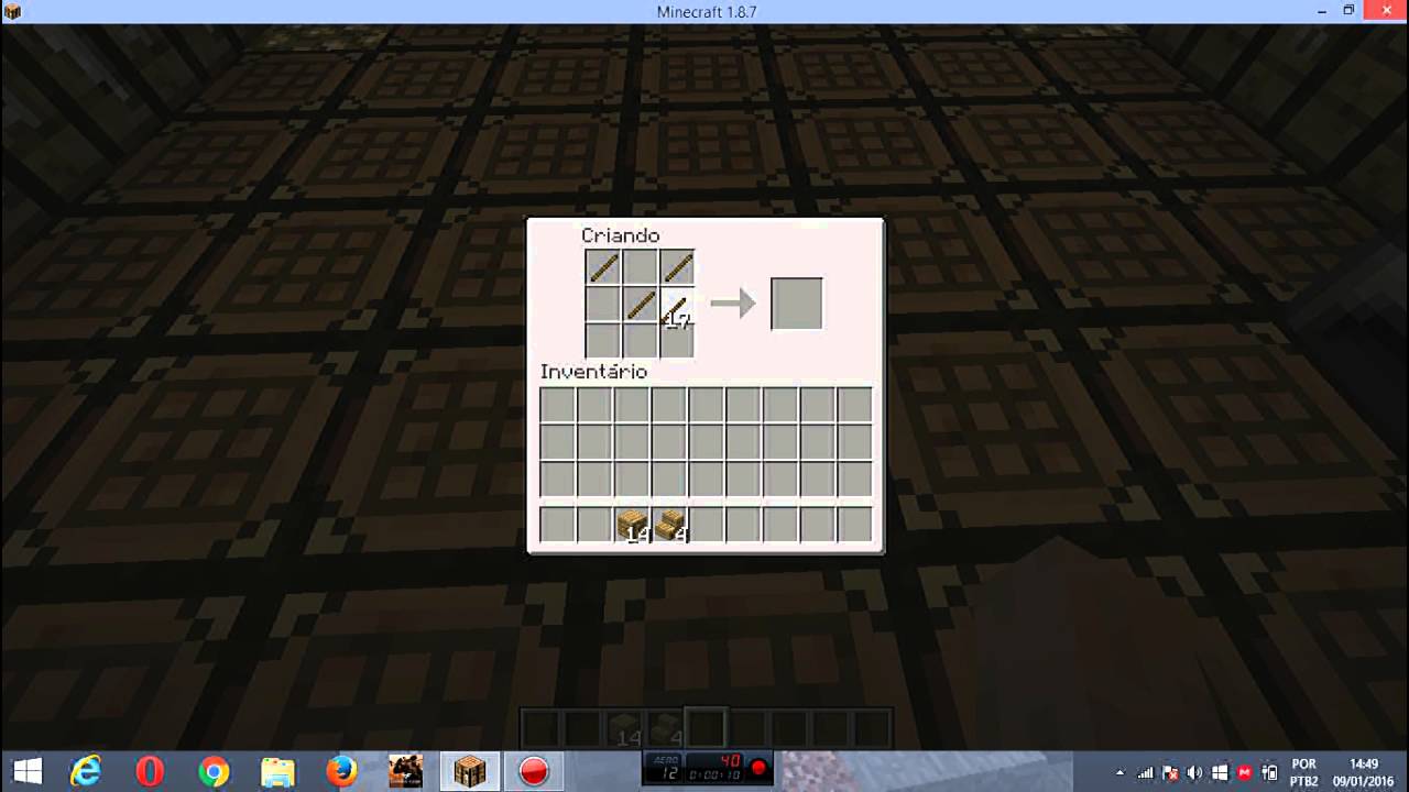 Como fazer Escada e Escada de Mão no Minecraft - YouTube