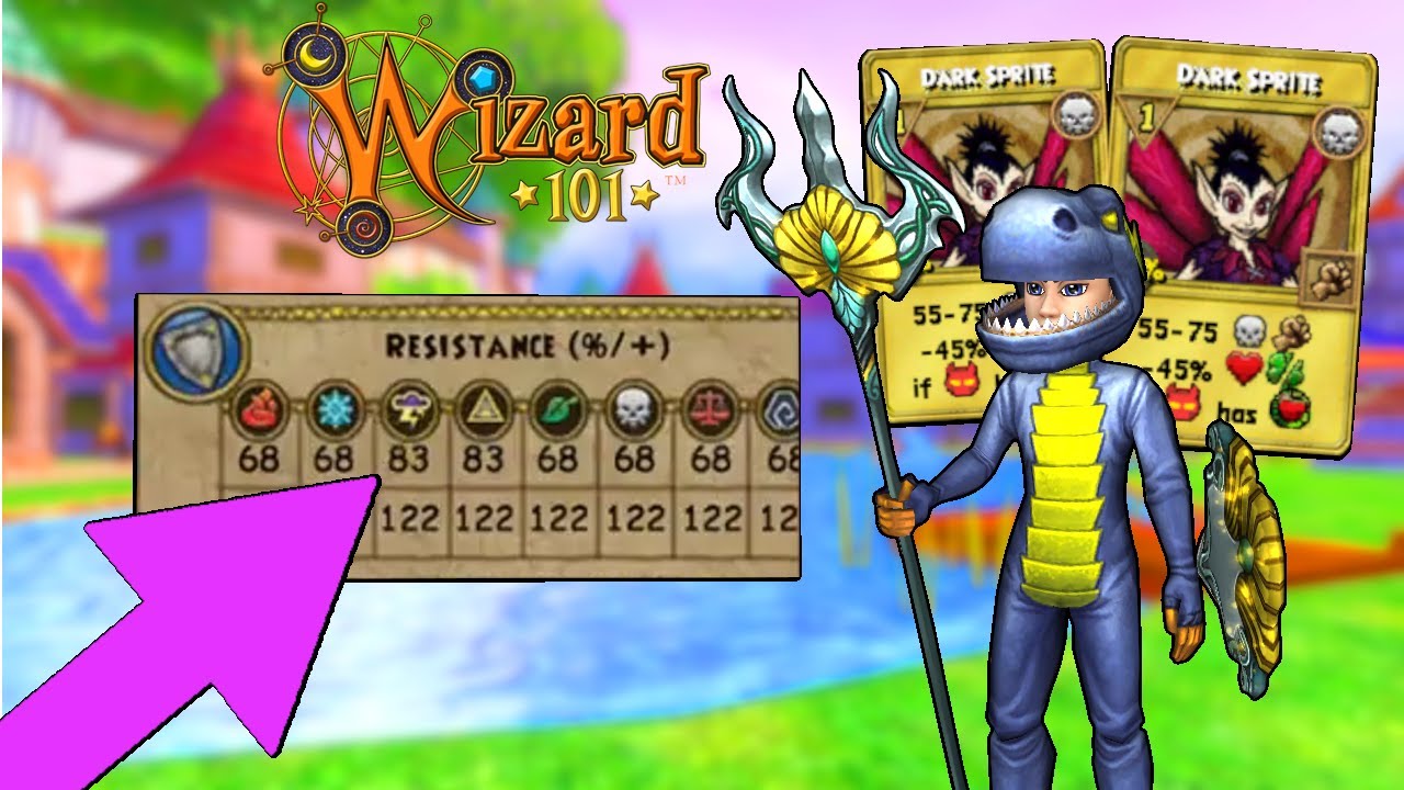 Wizard101 Max Storm PvP: 83% Resist Heal Spammer Vs DARK SPRITE ...