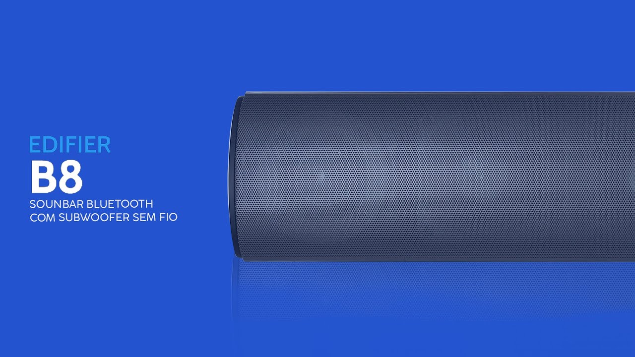 SOUNDBAR COM SUBWOOFER BLUETOOTH EDIFIER B8 154W RMS - YouTube