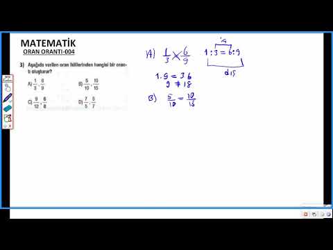 7.Sınıf Matematik Gerçek hayat durumlarını inceleyerek iki çokluğun orantılı olup olmadığına karar