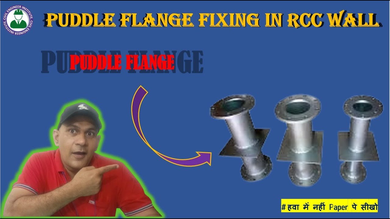 Puddle Flange Fixing || How to fix puddle flange in RCC wall and ...
