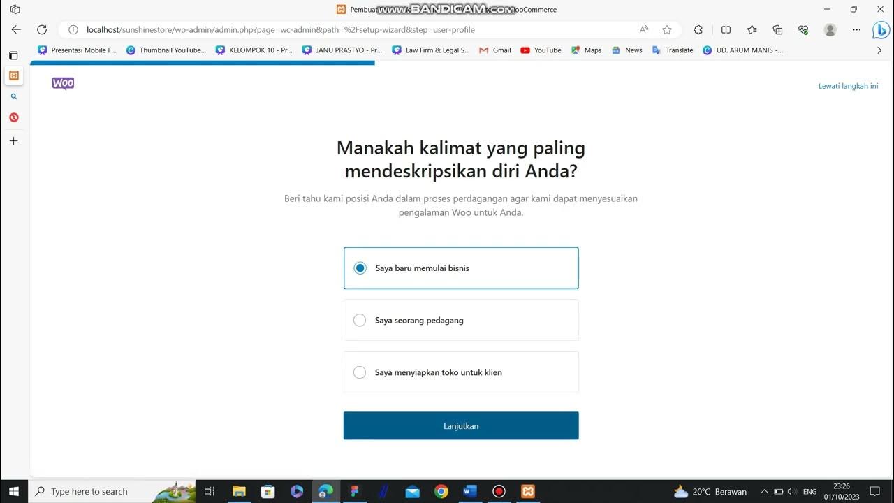 TUTORIAL SETTING WOOCOMMERCE SUNSHINESTORE - YouTube