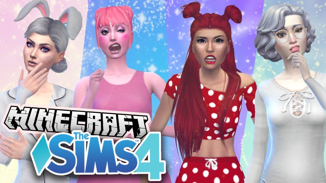 Minecraft Animals in Sims 4 | CAS - YouTube