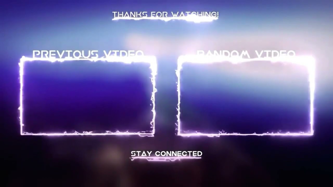 Free Gaming Outro Template NO COPYRIGHT (End Screen) #3 - YouTube