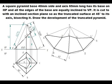 Development of lateral surfaces of solids Problem .3 computer Aided ...