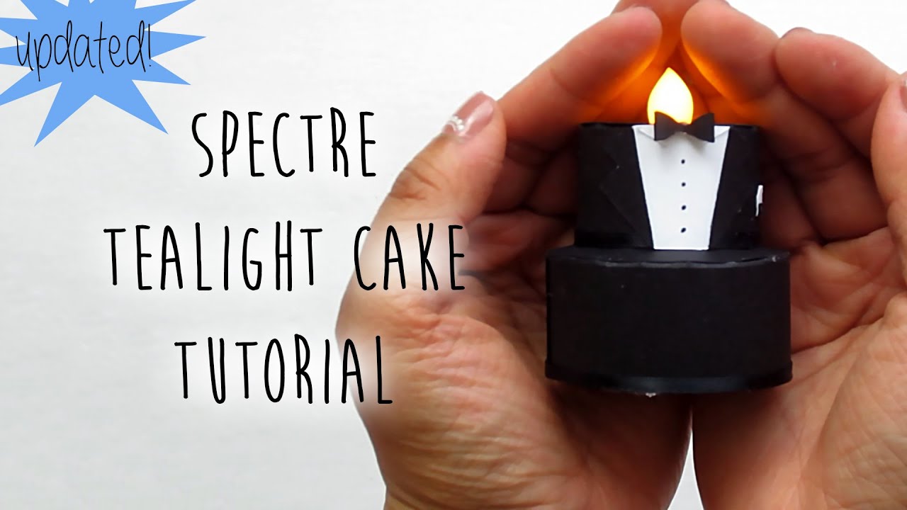 [Tea Light Cake + Tutorial] Tuxedo Cake - YouTube