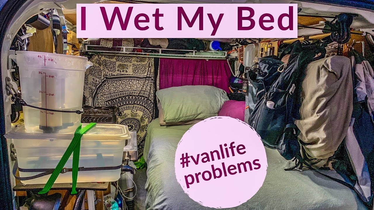 I Wet My Bed #vanlife problems. My Homemade Berkey Water Filter - YouTube