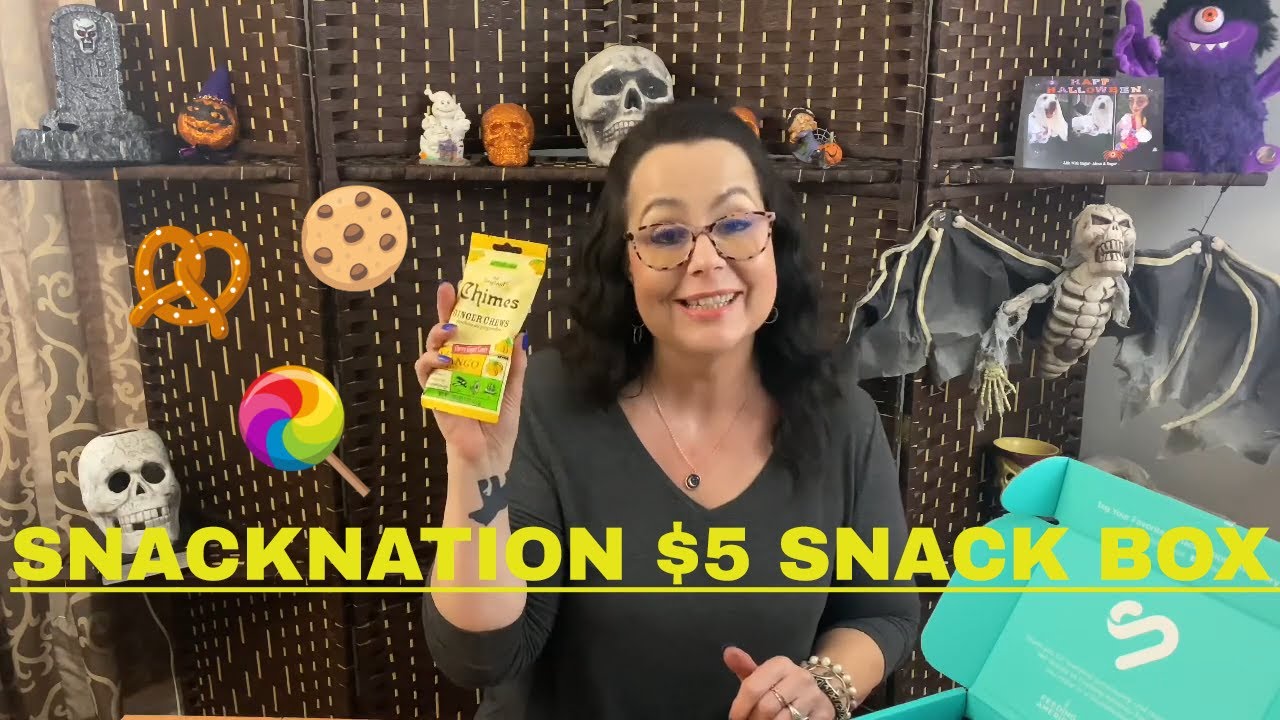SnackNation - Only $5 a Month Box! -October 2020 - YouTube