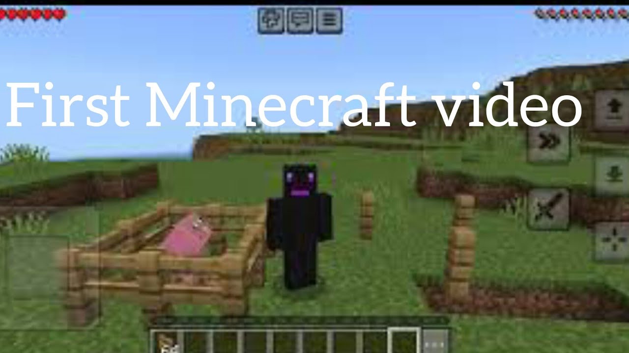 My 1st Minecraft video 📸 - YouTube