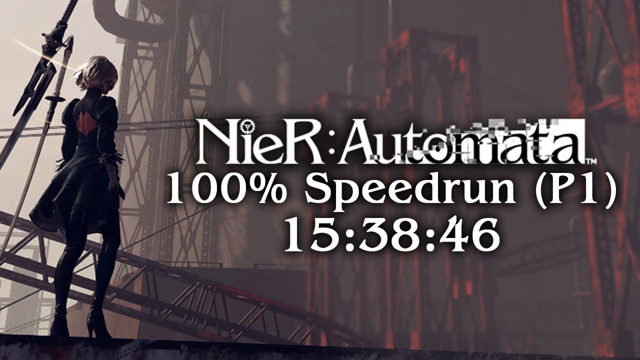 (Old) NieR: Automata 100% Speedrun in 15:38:46 - Part 1 - YouTube