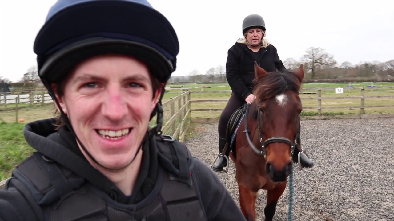 Mum's First ride and racing fails - YouTube