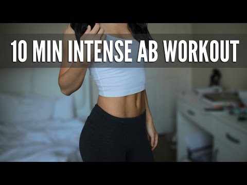 10 Min Intense Ab Workout: Flat Stomach Exercises