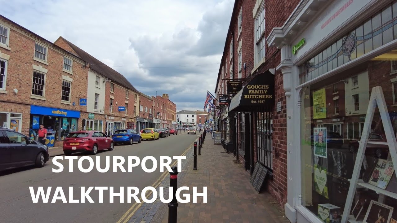 Stourport Town Walkthrough 2023 - YouTube