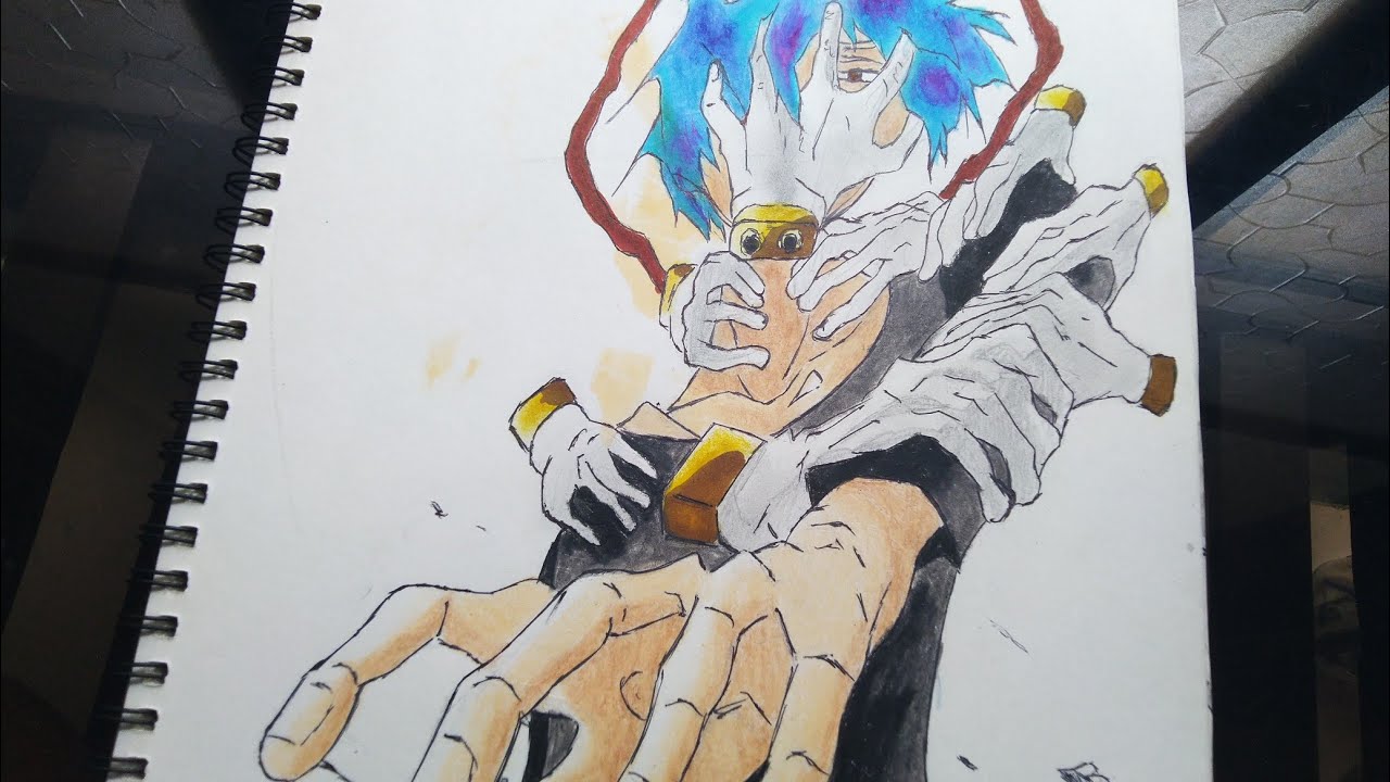 How to Draw tomura shigaraki from boku no hero academia - YouTube