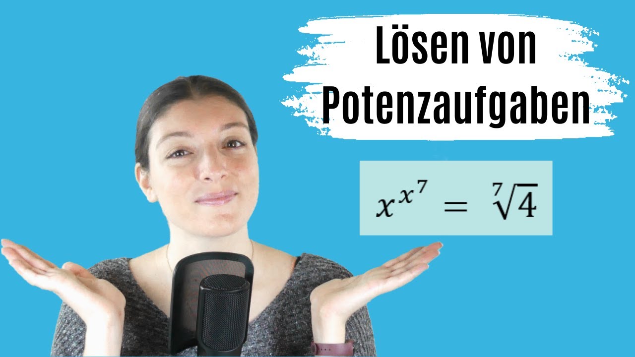 POTENZ nach X auflösen! (LÖSE die GLEICHUNG) - YouTube