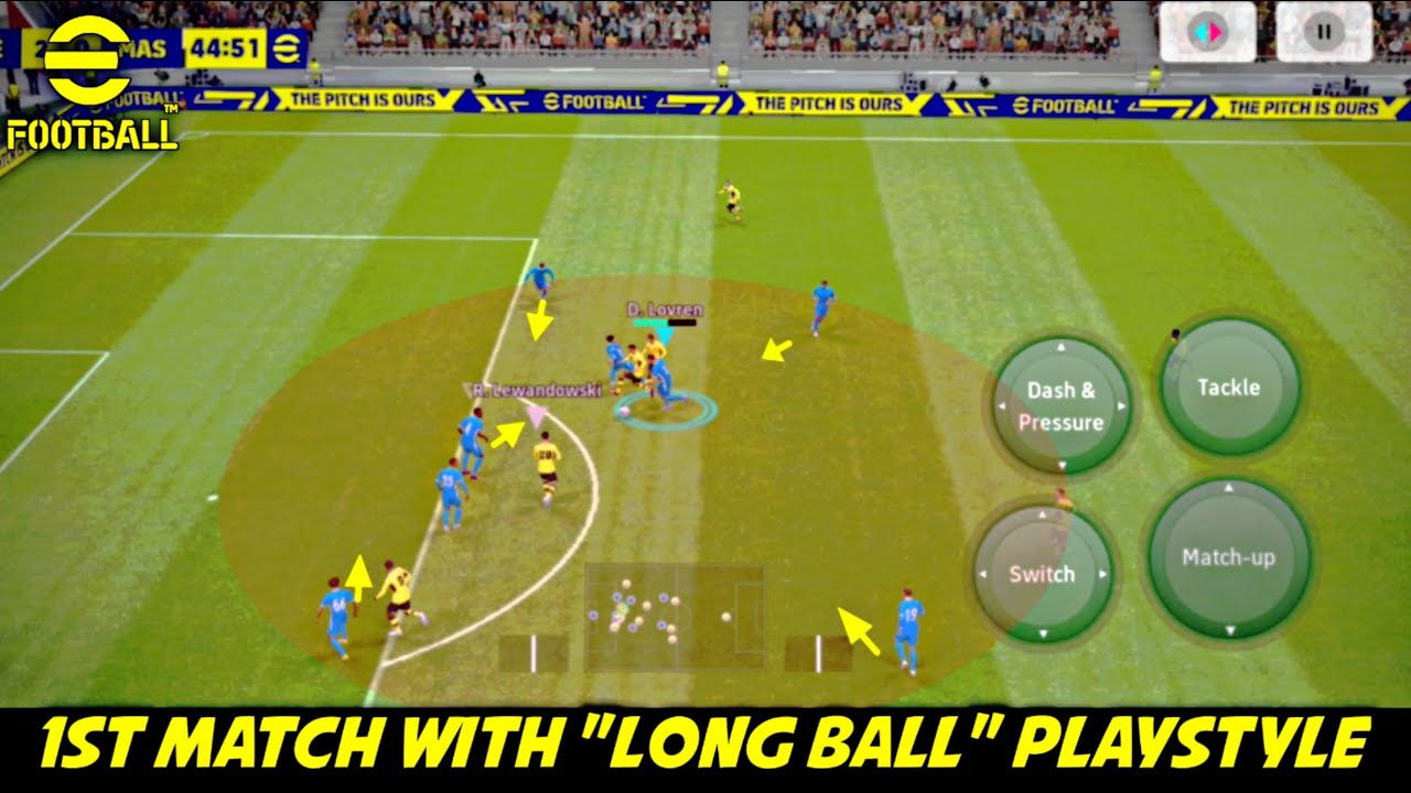 I Tried "LONG BALL" Playstyle For The 1st Time in eFootball 2023 Mobile ...