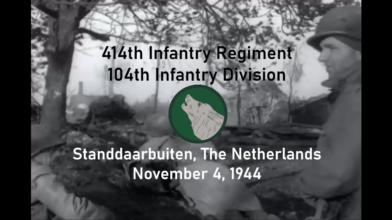 414th Infantry Regt., 104th Infantry Division in Standdaarbuiten, The ...