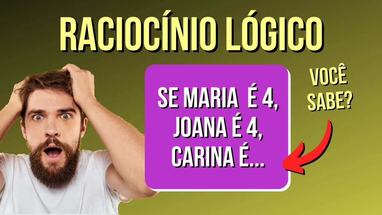🔥ESSES DESAFIOS SÃO SIMPLES MAS A MAIORIA NÃO CONSEGUE! | RACIOCÍNIO ...