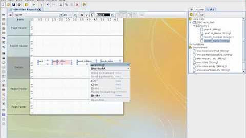 Creating reports with Pentaho Report Designer - YouTube