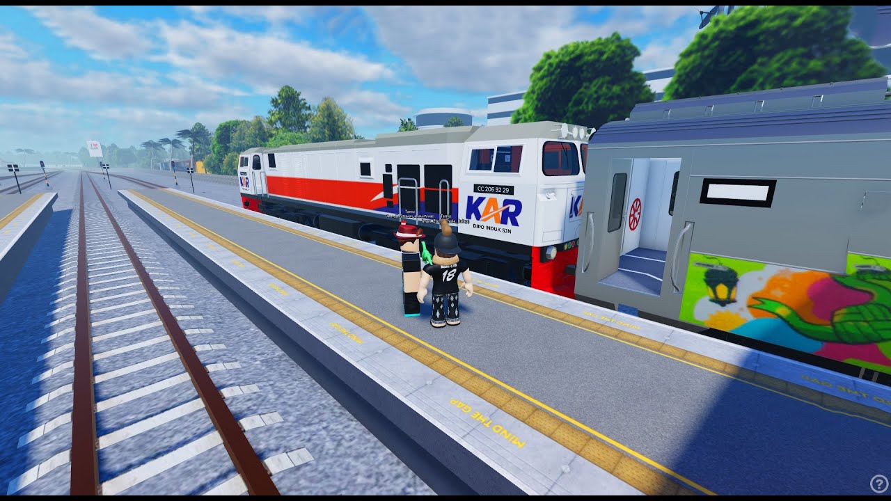 Update KAR V2 | Kereta Api Roblox | Roblox Kereta Indonesia - YouTube