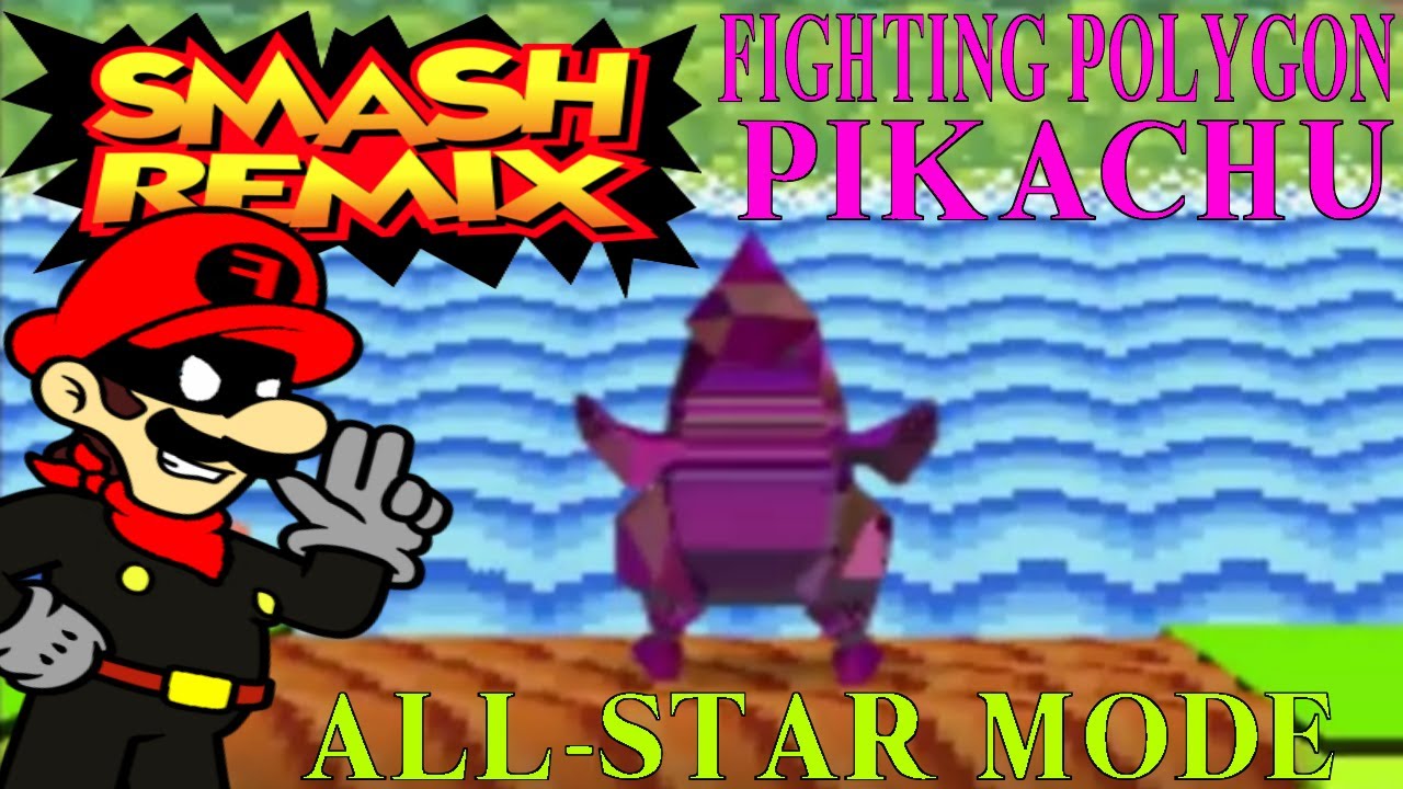 Smash Remix: All-Star Mode Fighting Polygon Pikachu Very Hard (No ...