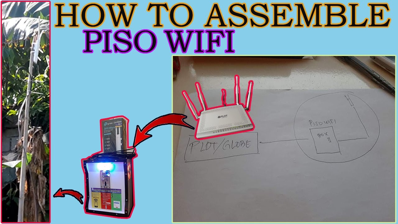 HOW TO ASSEMBLE PISO WIFI VENDO MACHINE - YouTube